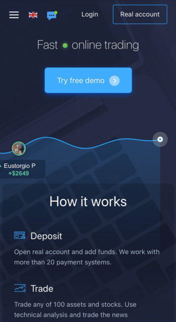 ExpertOption - Mobile Application