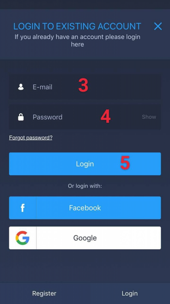 ExpertOption - Login Account